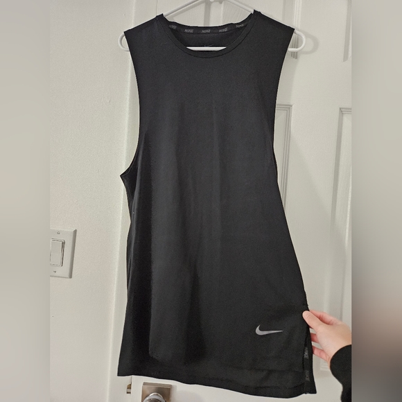 Nike | Shirts | Nike Drifit Black Muscle Tee Size S | Poshmark